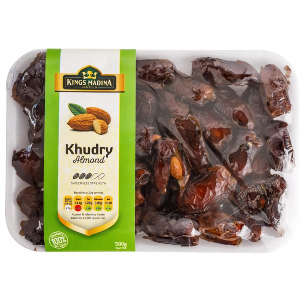 Khudry Dates With Almond - Madina Food Store
